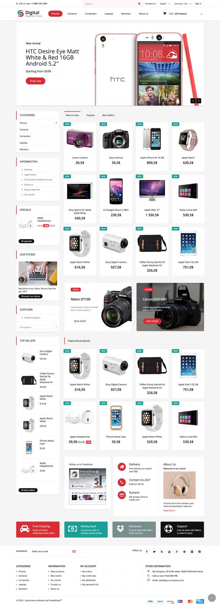Digital Store Responsive Prestashop 1.6 Theme | BelVG Blog