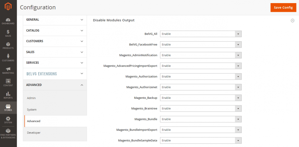 How to Enable / Disable Extensions in Magento 2.0 | BelVG Blog