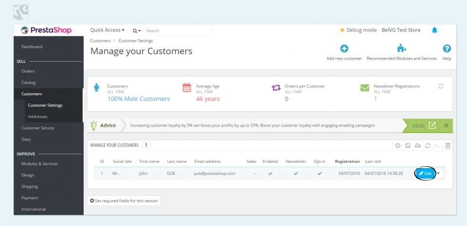 Customers & Customer Groups in PrestaShop 1.7 | BelVG Blog
