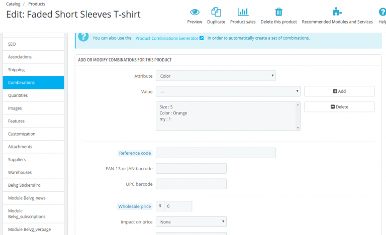 How to Add Product Combinations With Discounts on a Product Page in ...