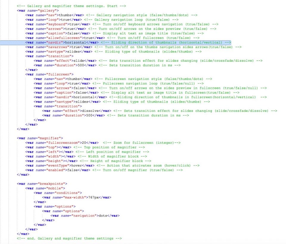 How To Change Fotorama Thumbnails Alignment on Mobile Devices in Magento 2 | BelVG Blog