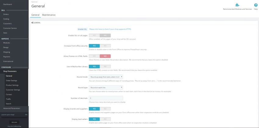 Overview of the Prestashop 1.7 Admin Panel Menu | BelVG Blog
