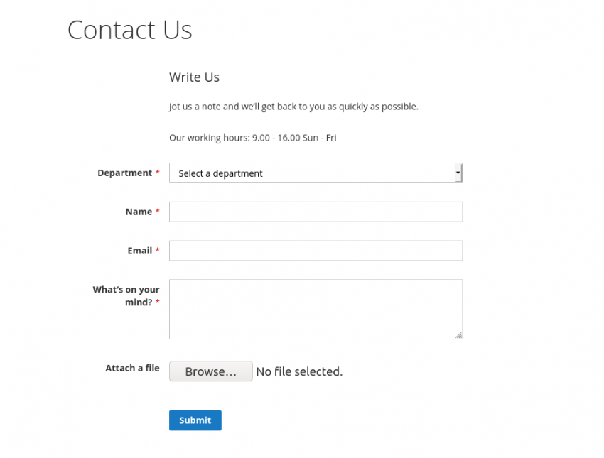 How to Add Custom Fields to Magento 2 Contact Form | BelVG Blog