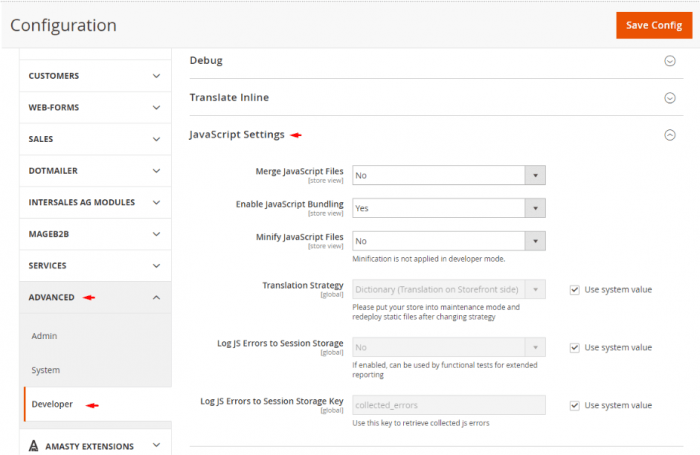 How to Configure JavaScript Merging and Minify in the Admin UI in Magento | BelVG Blog
