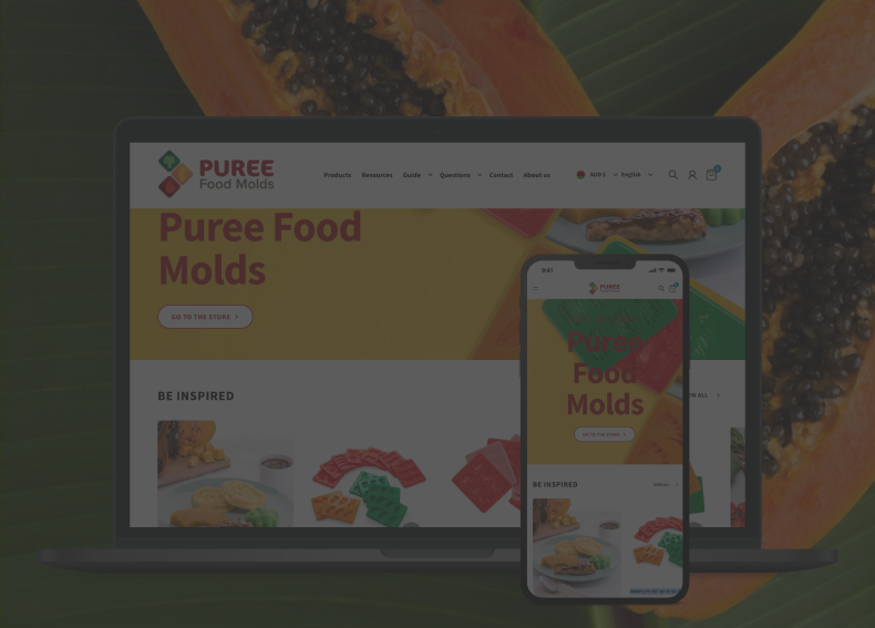 Shopify Theme Customization for Puree Food Molds |BelVG